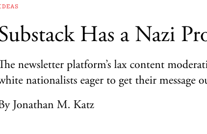 I don't want to write about it but. (Why I'm leaving Substack.)